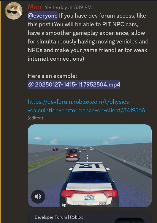 Physics Calculation Performance on Client - Engine Features - Developer ...