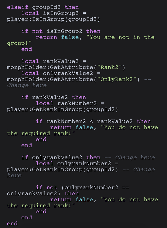 Issue With Morph Script - Scripting Support - Developer Forum | Roblox