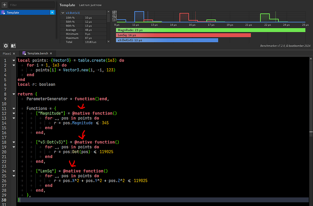 Which is faster? :GetPartBoundsInRadius() or Magnitude checking? - Scripting Support - Developer ...