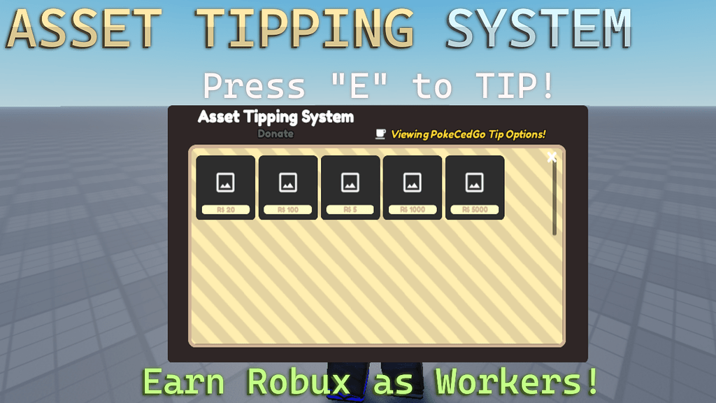 Asset Tipping System (Upgrade your Cafe/Restaurants!) Earn Robux as Workers! - Community ...