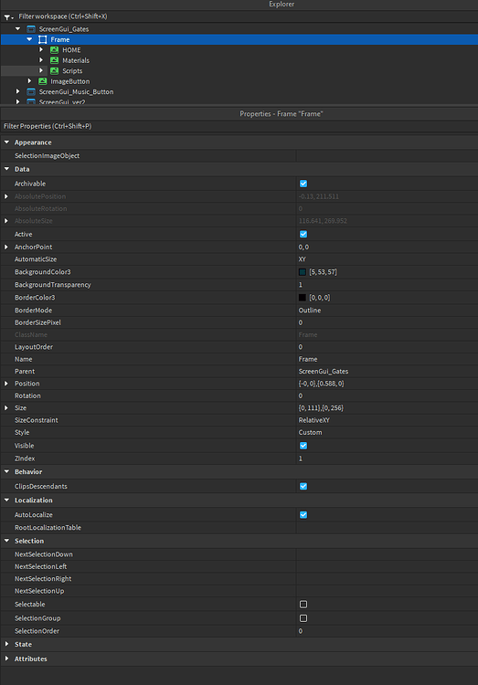 GUI - Fixed Placement? - Scripting Support - Developer Forum | Roblox