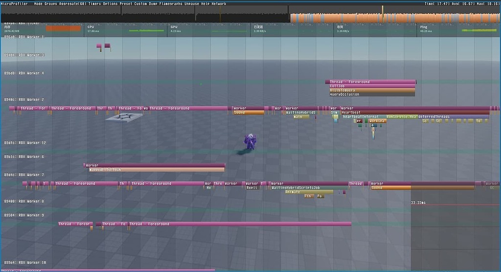 The frame rate of Roblox Studio has experienced intermittent drops ...