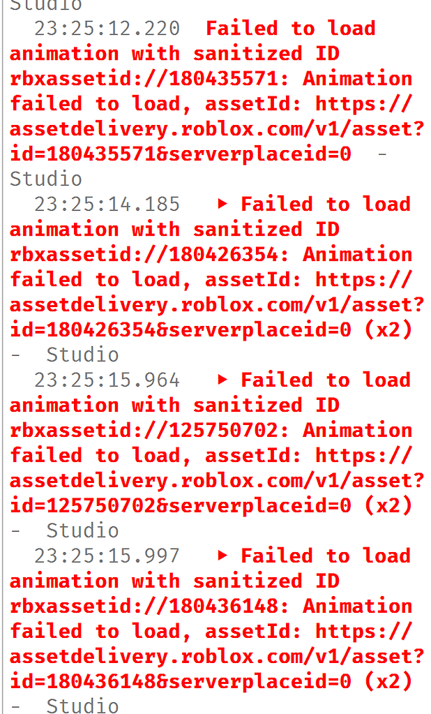 Default player animations just disappeared through all of studio - Scripting Support - Developer ...