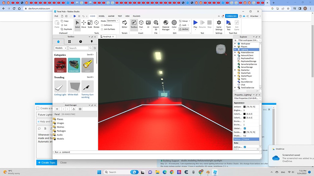 Future Lighting Bug - Art Design Support - Developer Forum | Roblox