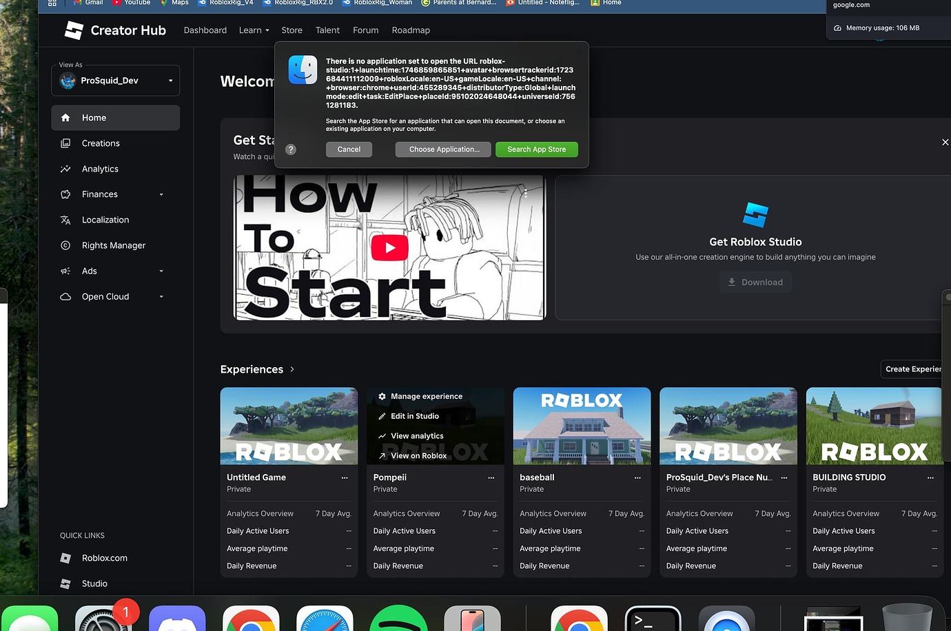 Roblox studio stuck on loading screen MacOS - Platform Usage Support ...