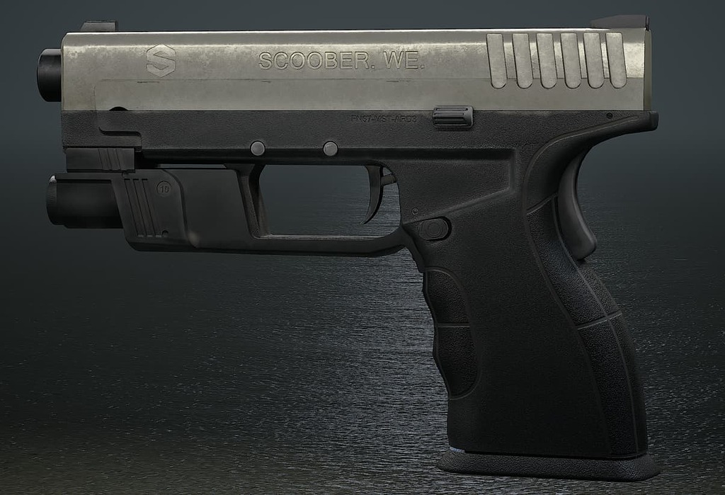 Pistol model, not too proud of this one. Went for a pretty unique look ...
