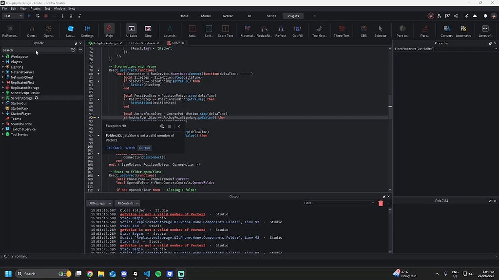 Unable to stop session - Studio Bugs - Developer Forum | Roblox