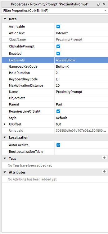 Proximity prompt not visible! - Scripting Support - Developer Forum | Roblox
