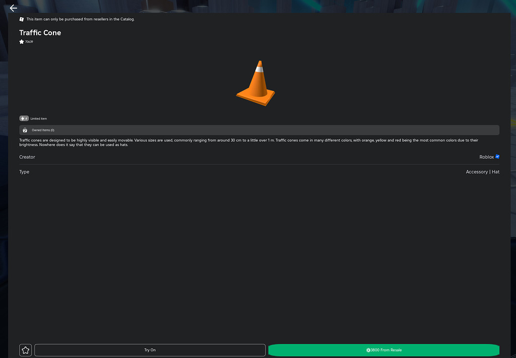 Roblox Limiteds/Items got outdated UI in the avatar examine page - Roblox Application and ...