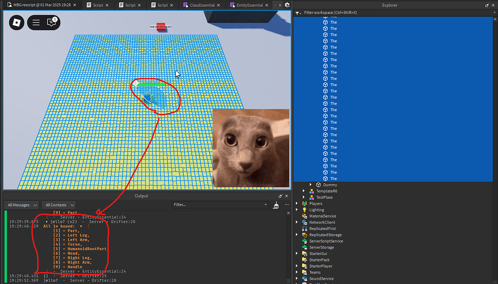 GetPartBoundsInRadius() does not return all part in radius - Scripting Support - Developer Forum ...
