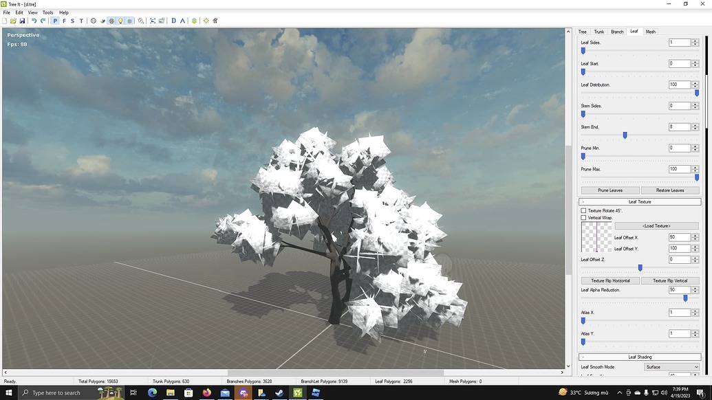 Why my tree in roblox studio look more ugly than in the 3D software ...