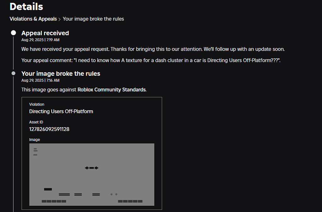 Got banned for Importing a Dash texture for my car.... - Studio Bugs ...