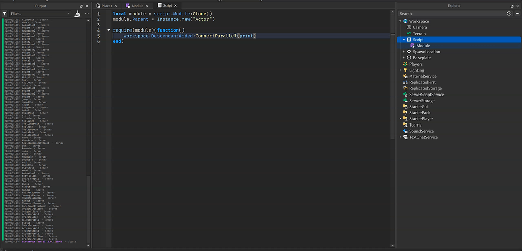 Bug that allows you to bypass "attempt to run function in a different lua vm" - Studio Bugs ...