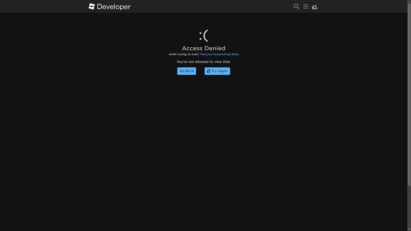 Devforum access denied - Forum Bugs - Developer Forum | Roblox