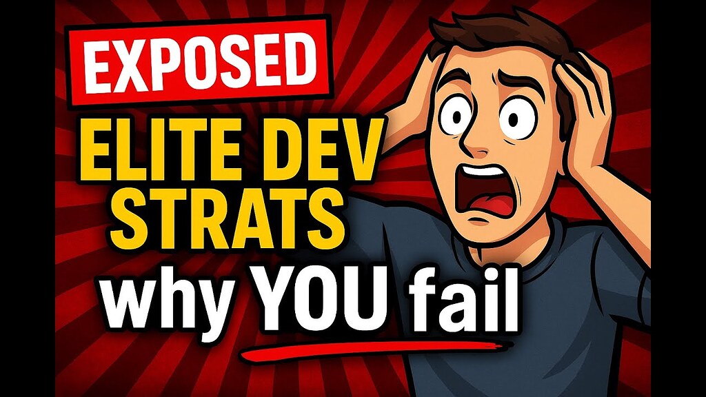 EXPOSED: Why ELITE Devs FINISH on their Games and YOU DON’T -- The TRICK they're HIDING ...