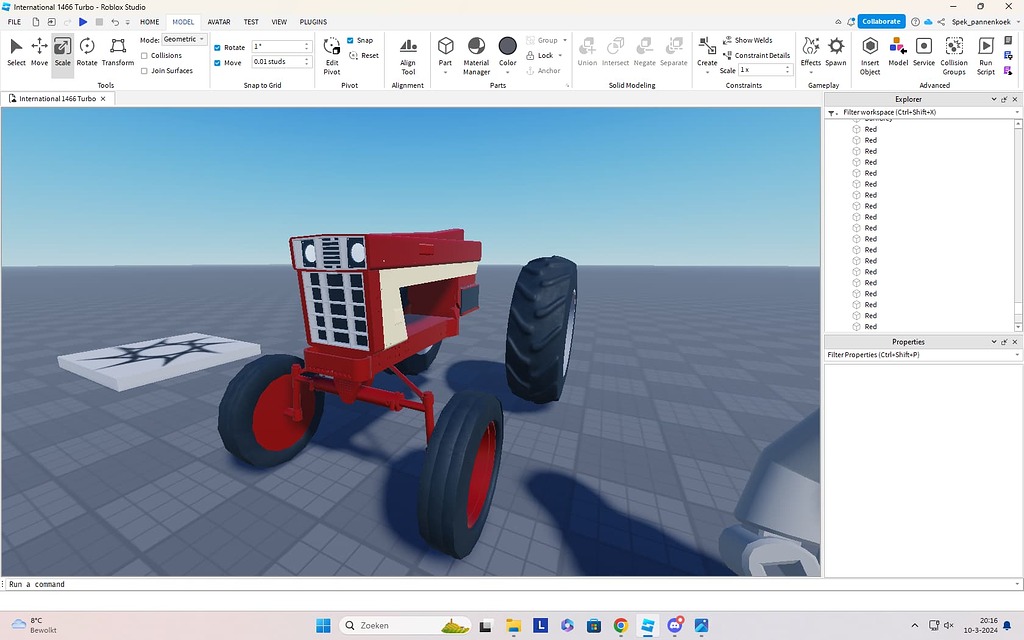 Model Feedback on Tractor - Creations Feedback - Developer Forum | Roblox