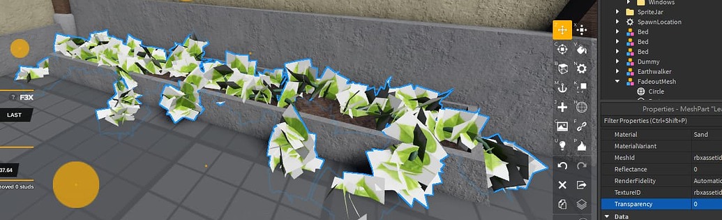 How to create some special mesh/fade mesh? - Building Support ...
