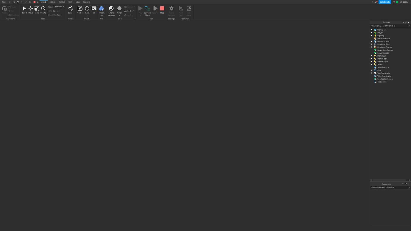 Roblox studio | Blank screen while testing - Platform Usage Support ...