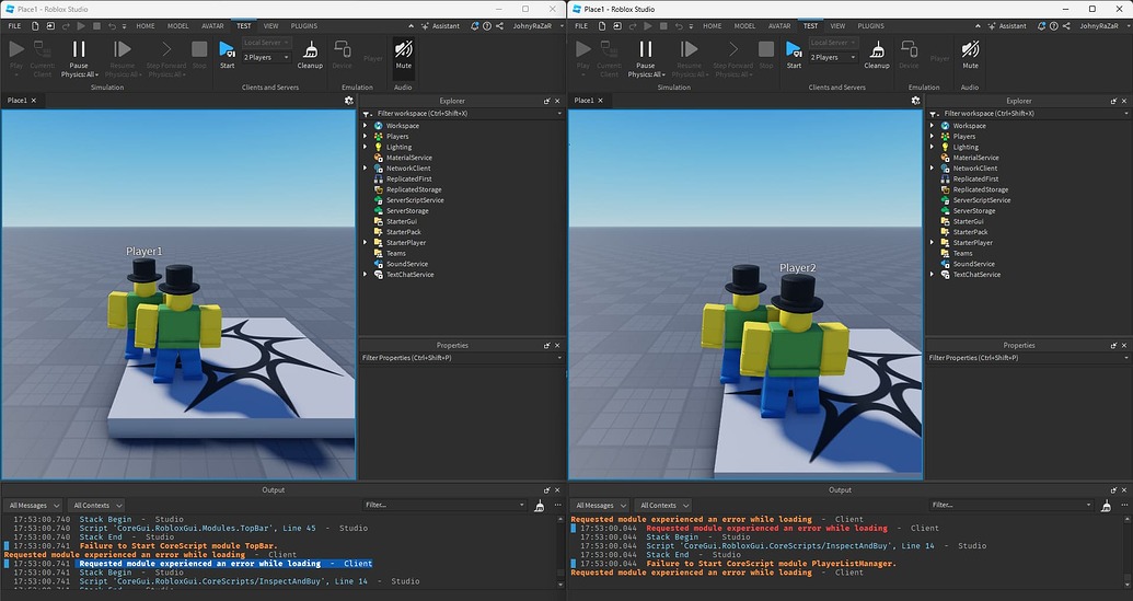 " Requested module experienced an error while loading - Client" when ...