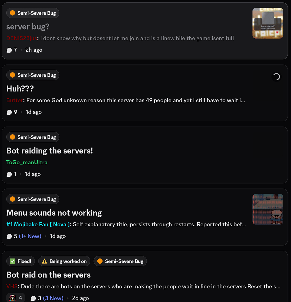 Bot queue exploit inflating join queue to extremely high numbers, making joining our game nigh ...