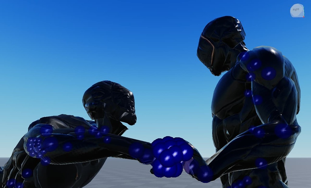 Disabling visibility of blue spheres in rigs of skinned meshes - Art ...