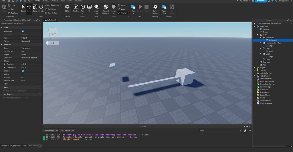 Problem on IK spider leg Rig - Scripting Support - Developer Forum | Roblox