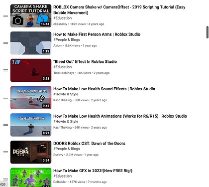 Remade: Playlist of Roblox Tutorials (Always Updating) - Community ...