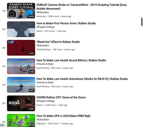Remade: Playlist of Roblox Tutorials (Always Updating) - Community Tutorials - Developer Forum ...
