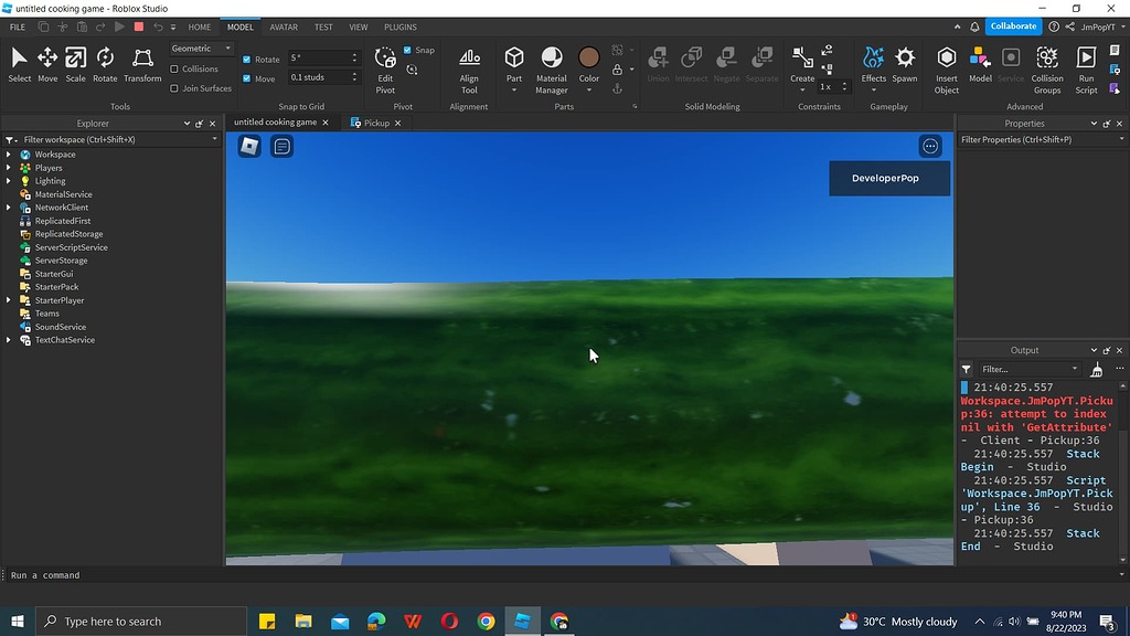 Position Object Infront Of The Camera Using Lookvector Scripting