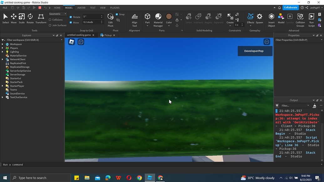 Position Object infront of the Camera using LookVector - Scripting Support - Developer Forum ...