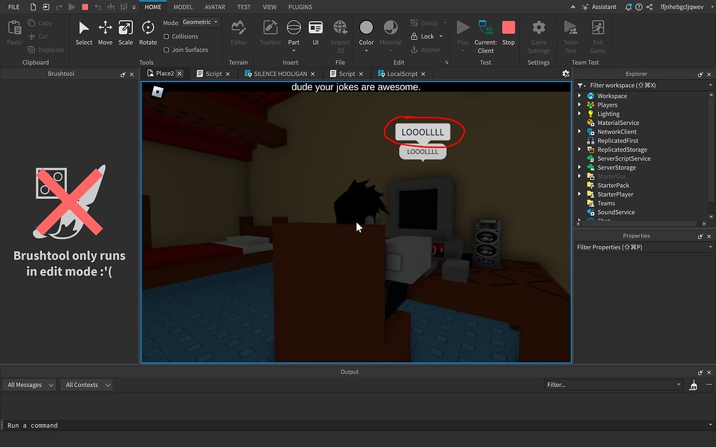 Bubble chat appears two times for a non-player - Scripting Support - Developer Forum | Roblox