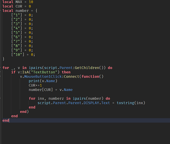 Is it possible to get numbers from a table and put them onto a textlabel? - Scripting Support ...