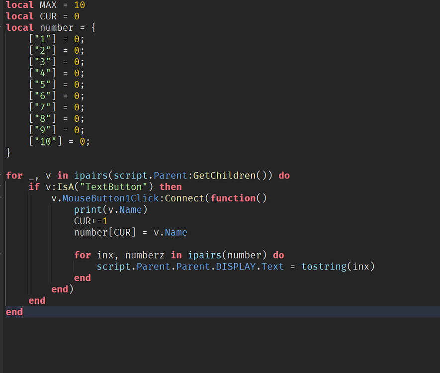 Is it possible to get numbers from a table and put them onto a textlabel? - Scripting Support ...