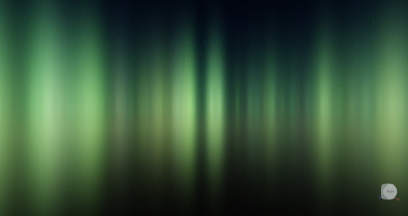 How to make aurora borealis (northern lights) using ONE particle ...