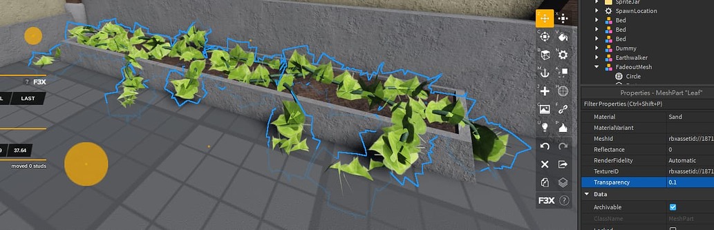 How to create some special mesh/fade mesh? - Building Support ...