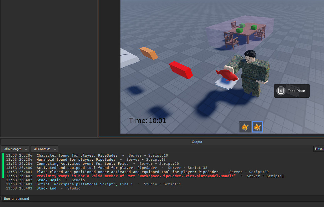 Code Issues - Cloning Model onto Activated Tool - Scripting Support - Developer Forum | Roblox