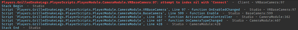 VR Playtesting Fails to Initialize, Default Roblox Script Error ...