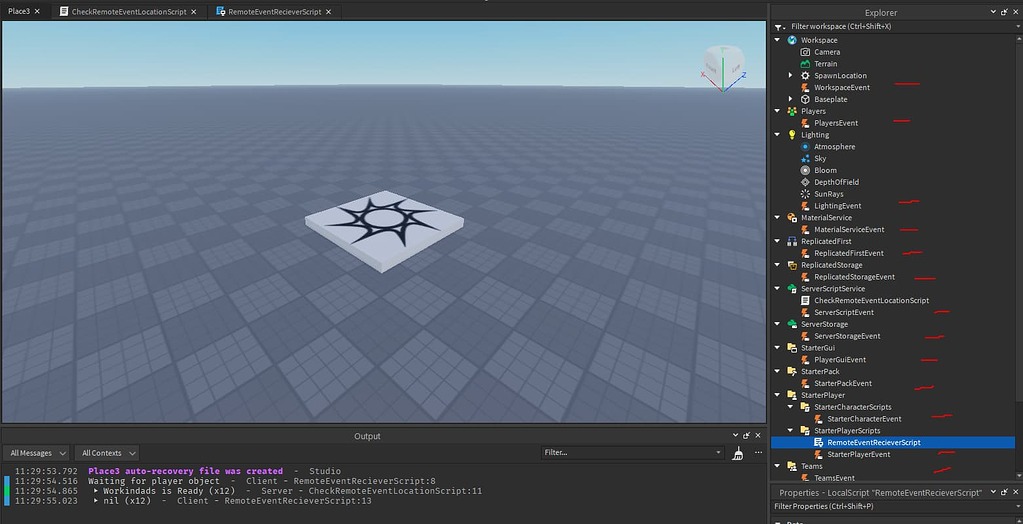 Finding All RemoteEvent Locations Available To Client Scripting