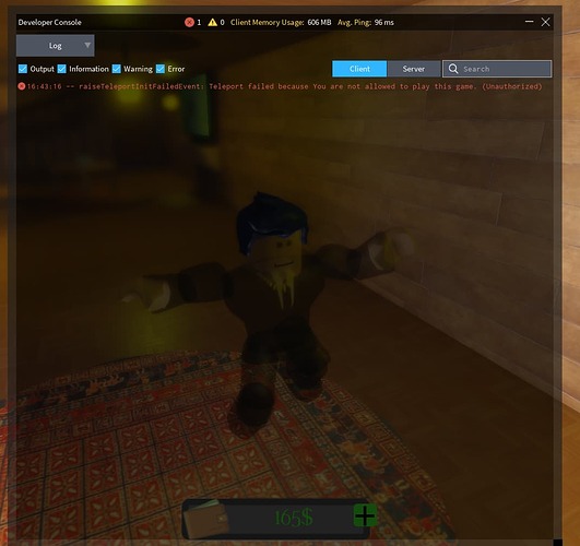 Teleporting a Player doesn't work with Error code - Scripting Support - Developer Forum | Roblox