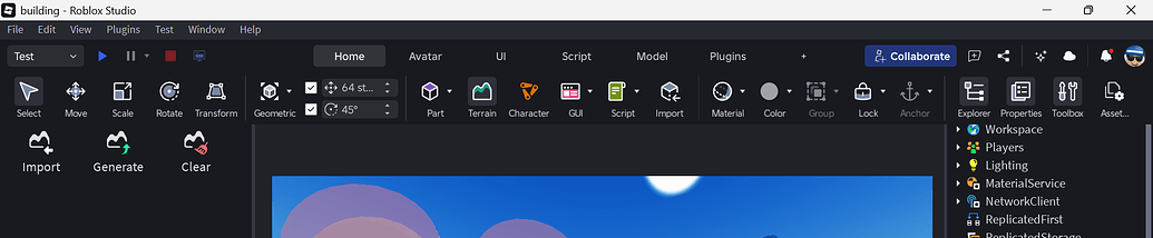 Missing Main Top UI Toolbar after Recent Studio Update - Studio Bugs ...