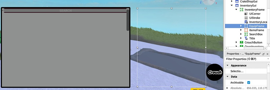 Scrolling frame leaves the Frame when I activate ClipsDescendants - Scripting Support ...