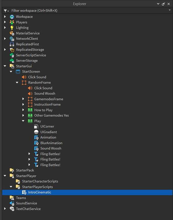 How do you return the Intro CurrentCamera to the Player's camera by pressing a button ...