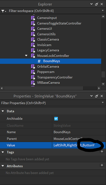 How do i make Shiftlock for Xbox/Playstation players? - Scripting Support - Developer Forum | Roblox