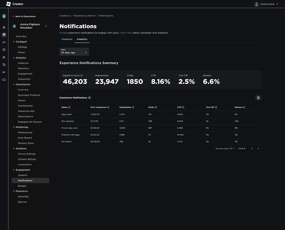 Introducing Experience Notifications - Announcements - Developer Forum ...