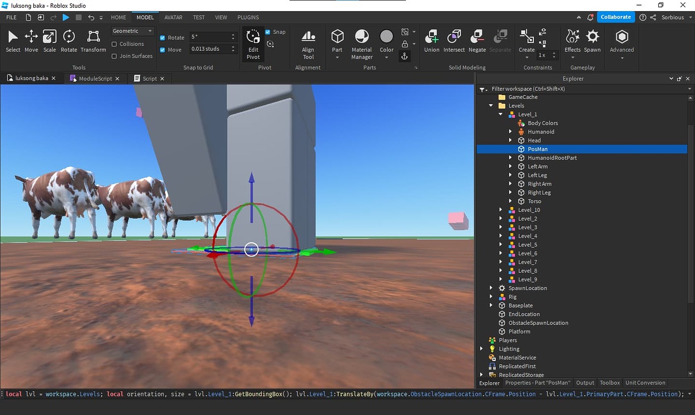 How to position a model on top of a part? (Different models & different sizes) - Scripting ...