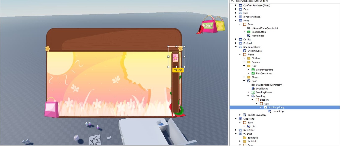 How can I make custom scrolling bar - Scripting Support - Developer Forum | Roblox