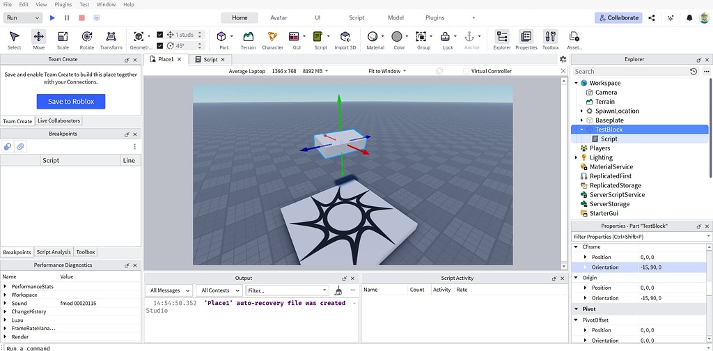 Strange CFrame Rotation Behavior when using CFrame.Angles() - Scripting ...