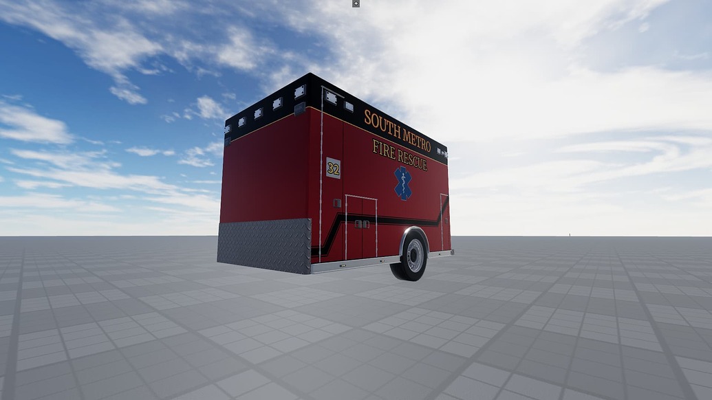 Semi Realistic Ambulance (half model) - Creations Feedback - Developer ...