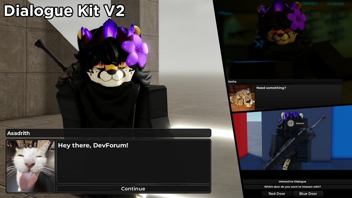 Dialogue Kit V2 // An easy way to create interactive Dialogues & Events ...