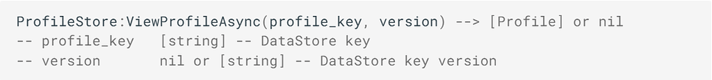 How do I access DataStore key version in Profile Service - Scripting ...